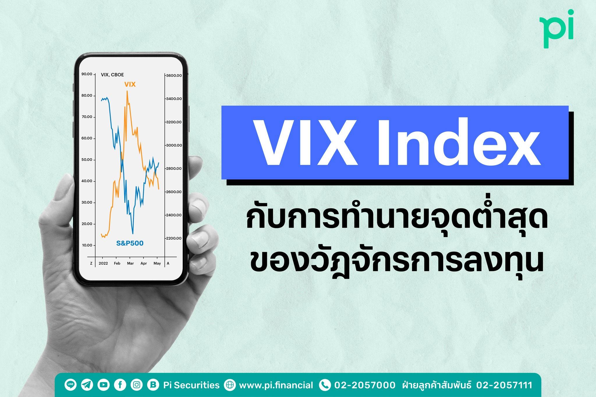 VIX Index กับการทำนายจุดต่ำสุดของวัฎจักรการลงทุน | Pi Securities