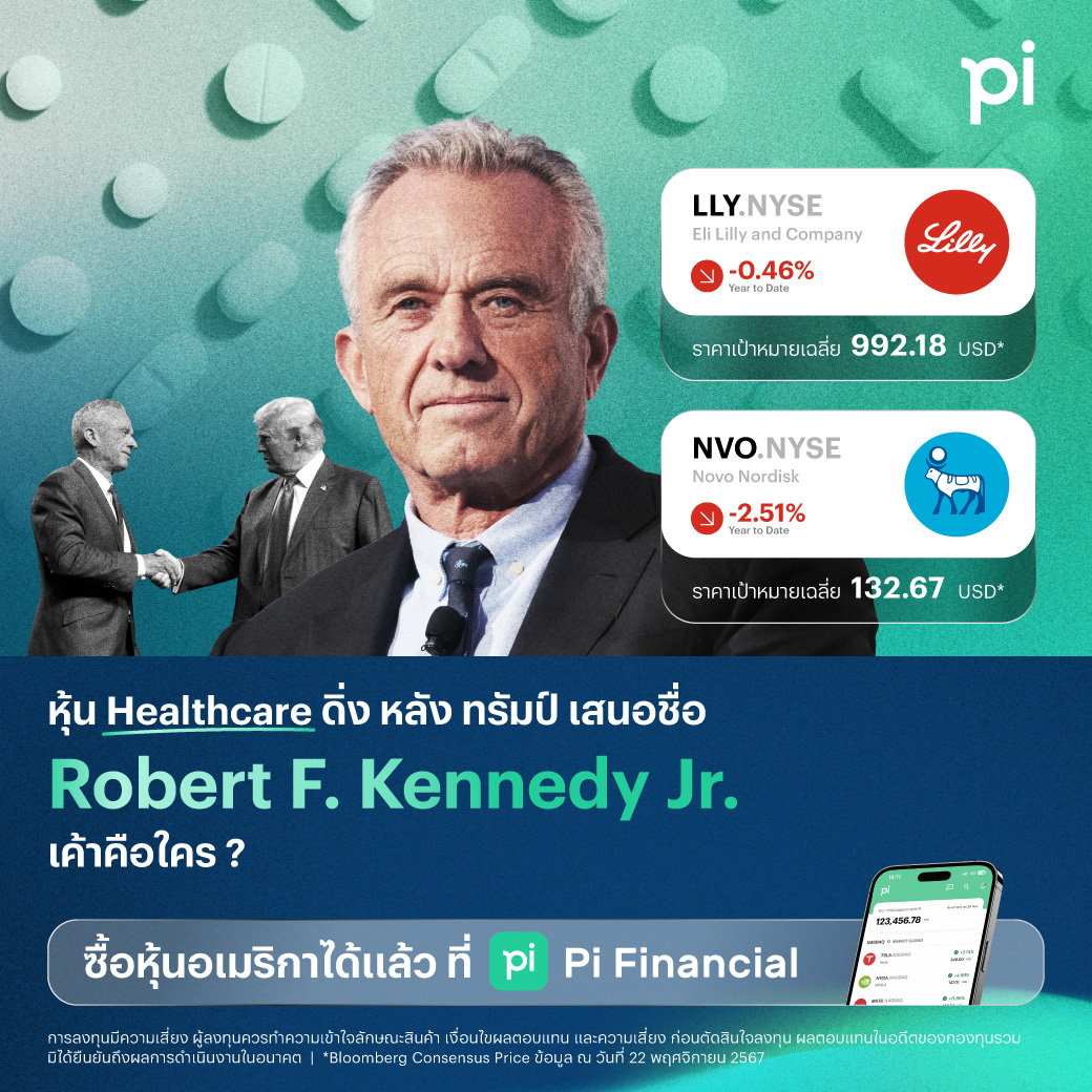 ทำความรู้จัก Robert F. Kennedy Jr. คือใคร ทำไมถึงส่งผลให้หุ้ | Pi Securities